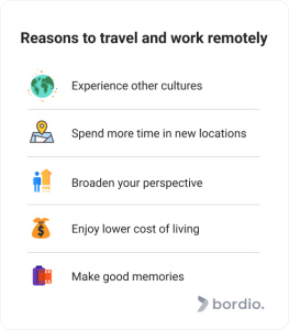 Best Tips On How To Travel And Work Remotely - Bordio
