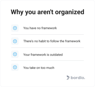 How To Stay Organized At Work: 17 Tips - Bordio