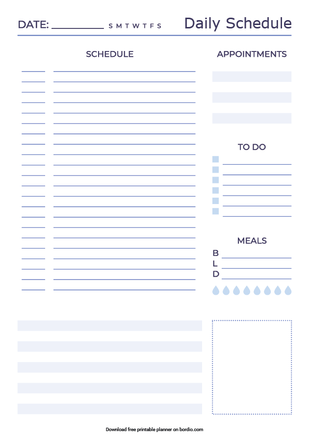 Daily Schedule Templates For Top Productivity - Free Download
