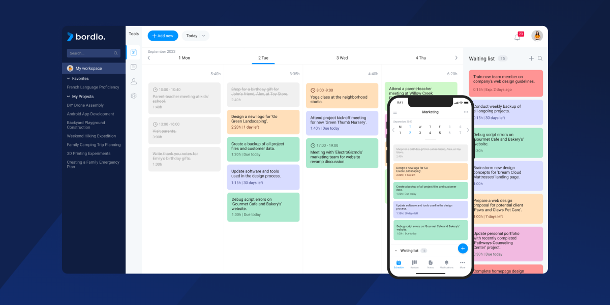 Online Task Planner For Teams | Plan Your Tasks in Bordio