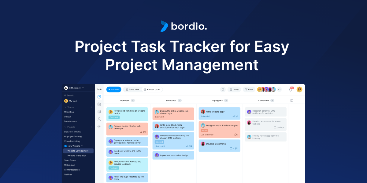 Project Task Tracker for Easy Project Management