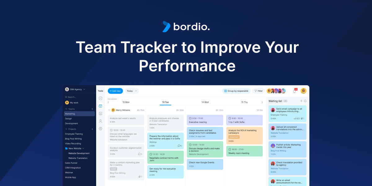 Team Tracker to Boost Your Team's Performance