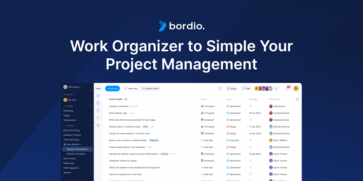 Work Organizer to Simple Your Project Management